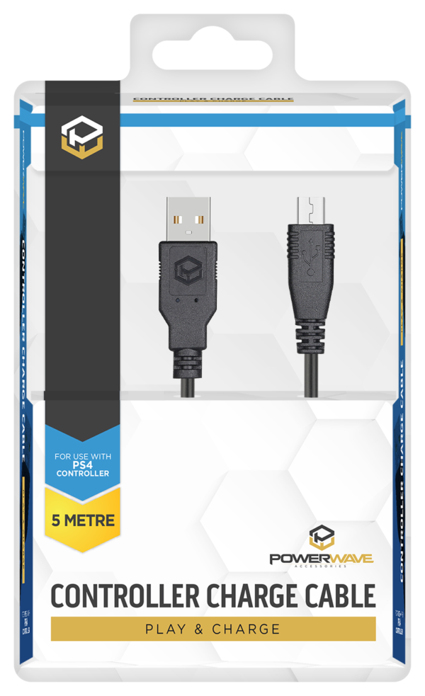 PS4 Charge Cable – Powerwave Gaming Accessories
