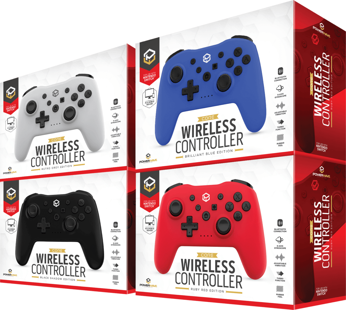 Core Wireless Controllers – Powerwave Gaming Accessories