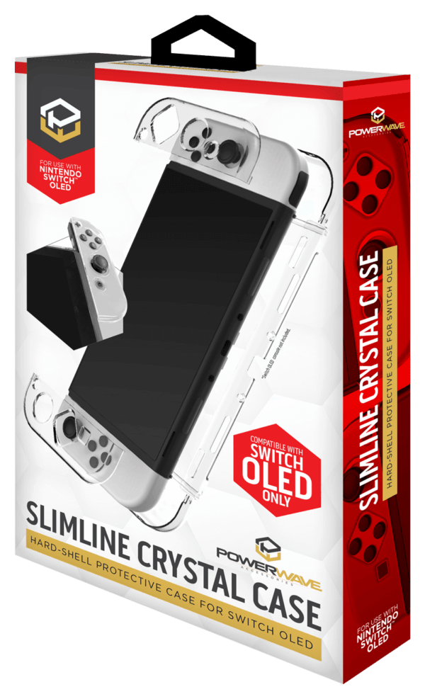 Switch OLED Slimline Crystal Case – Powerwave Gaming Accessories