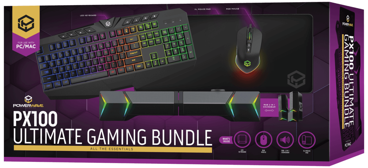 PX100 Ultimate Gaming Bundle – Powerwave Gaming Accessories