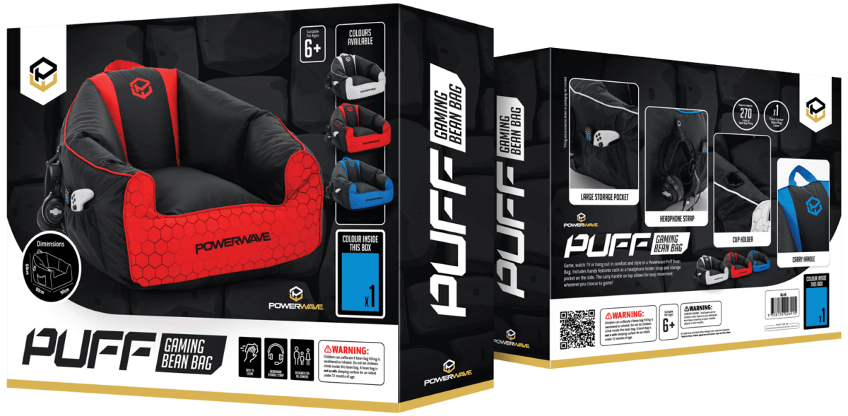 Puff Gaming Bean Bag – Powerwave Gaming Accessories