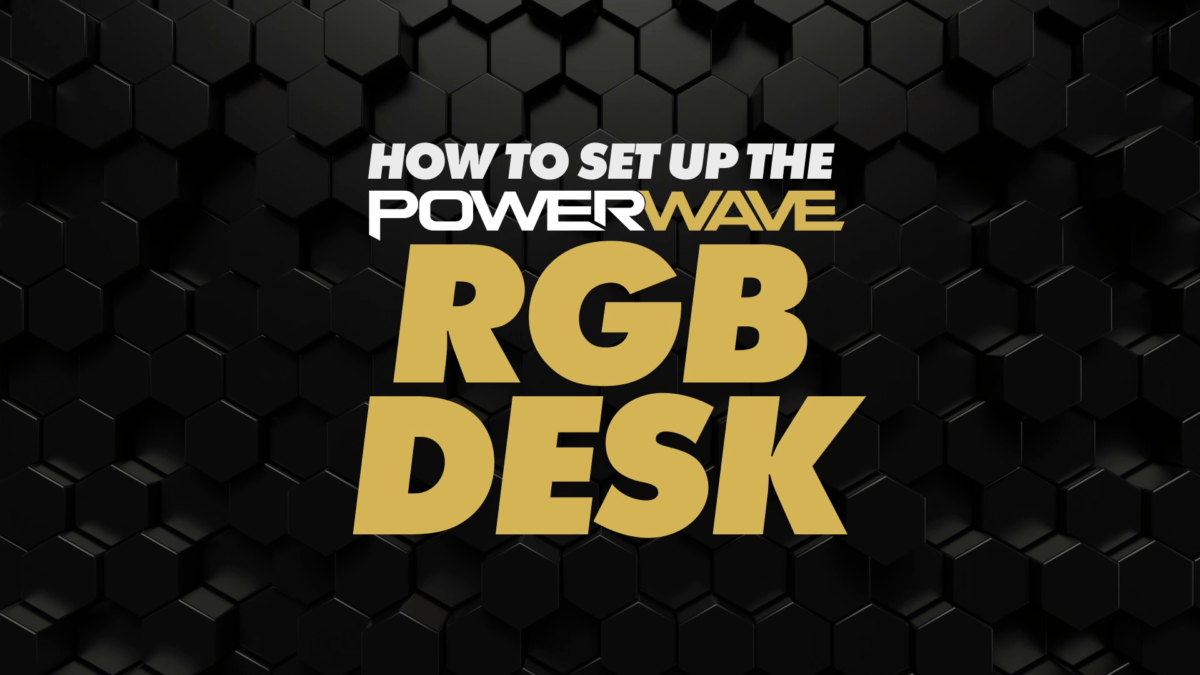 How to set-up the Powerwave Y-Frame RGB Gaming Desk – Powerwave Gaming ...